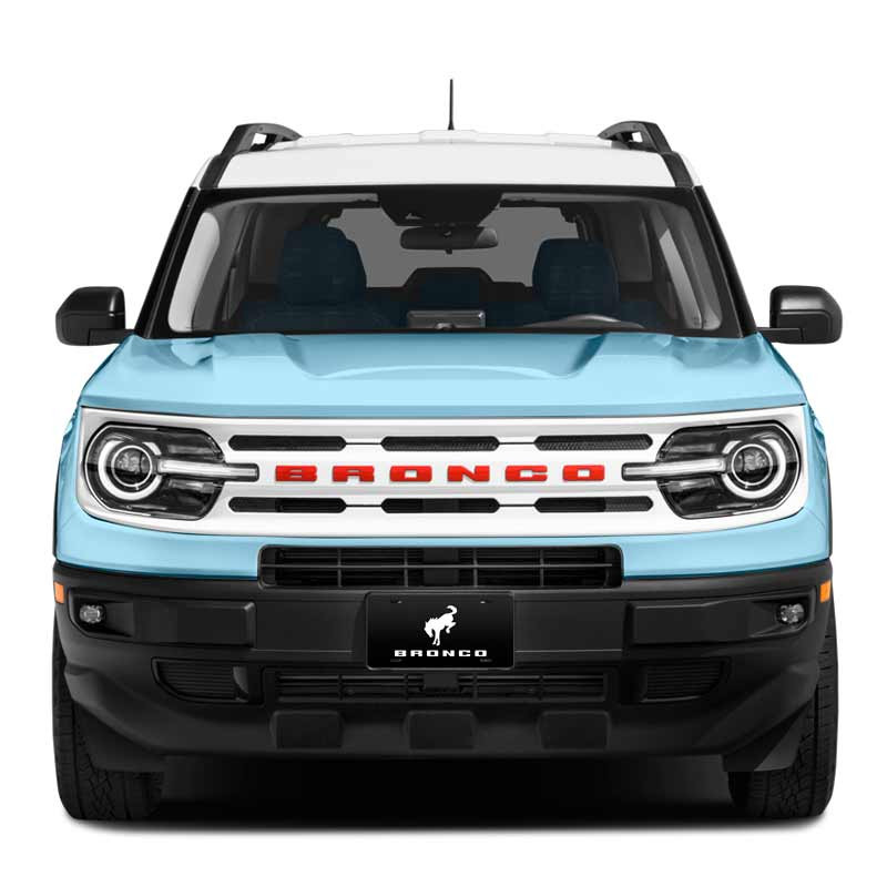 Bronco 4x4 SUV License Plate