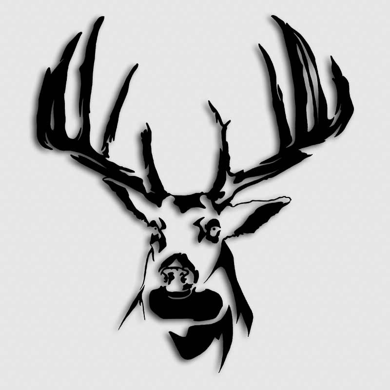 Whitetail Rut Buck Deer Decal - Aftershock Decals