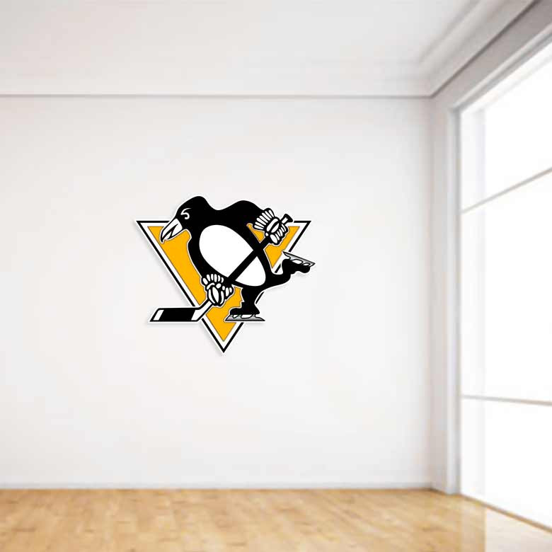 Pittsburgh Penguins Hockey Wall Decal Sticker