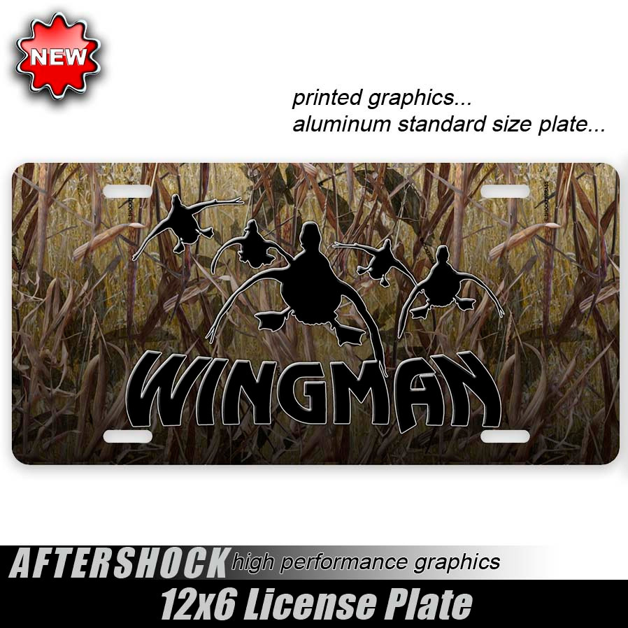 Wingman Duck Hunting Plate - Aftershock Decals