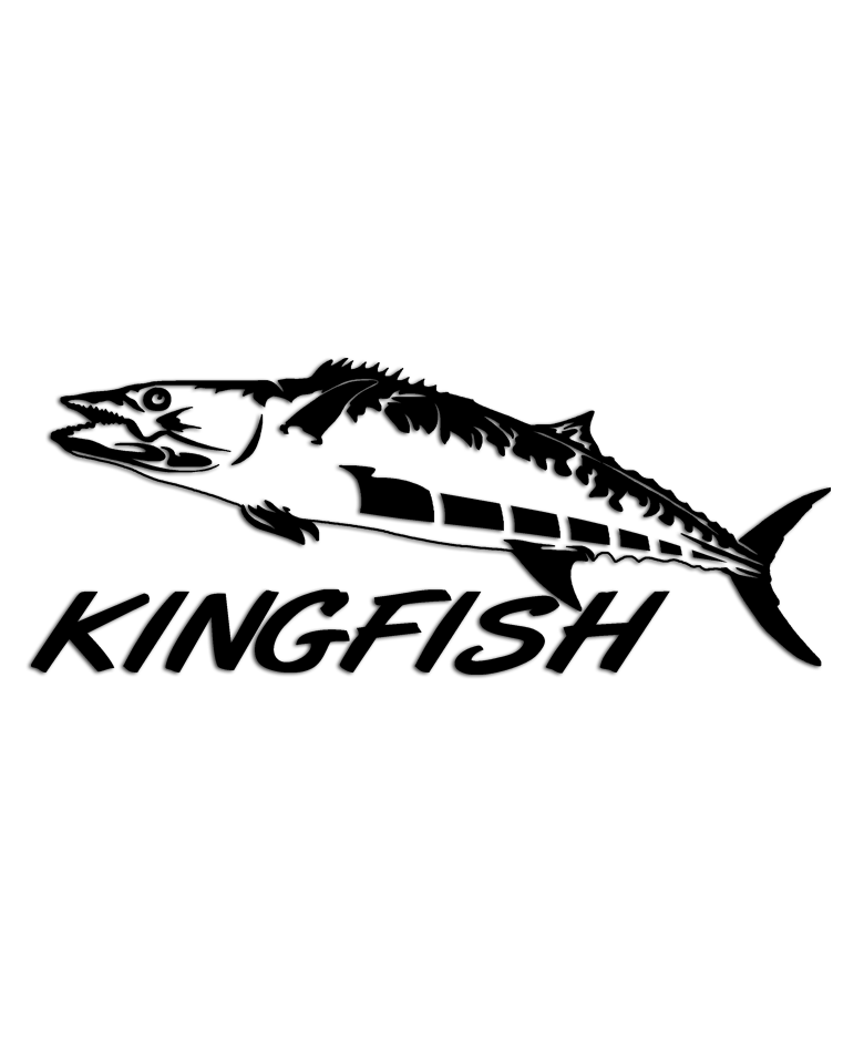 Kingfish Sticker - Aftershock Decals