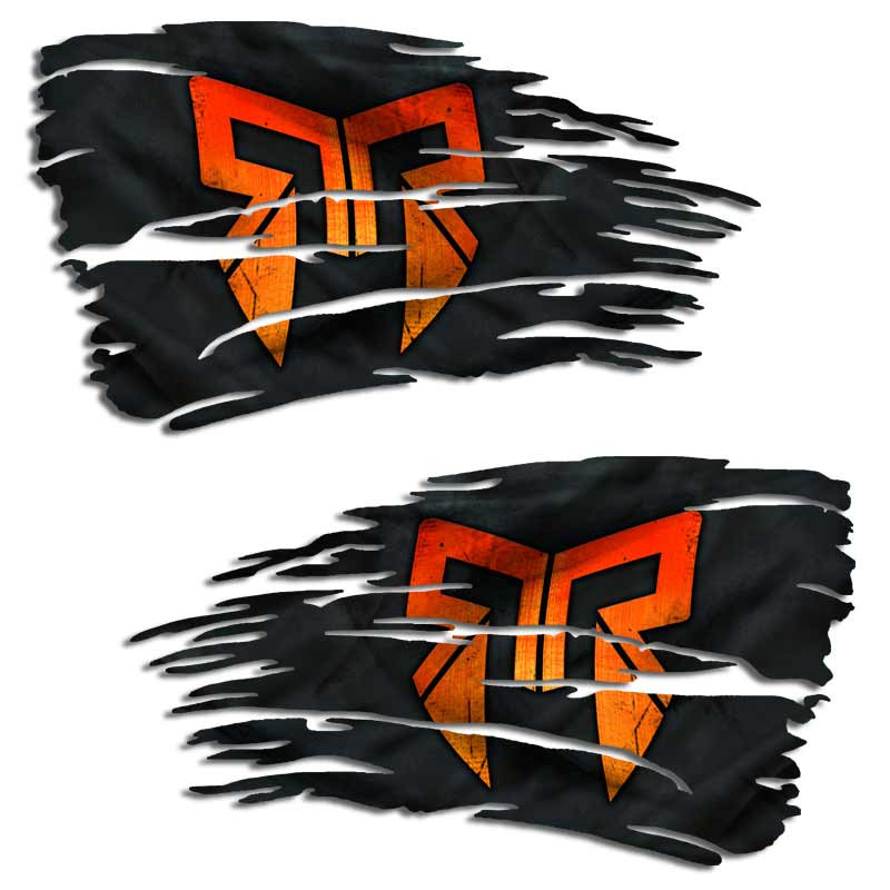 Rocky Ridge Lifted Truck Tattered Flag Decal