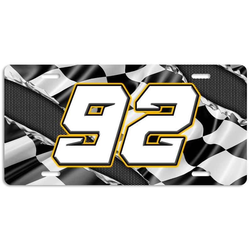 Vanity Plates - Racing Plates - Aftershock Decals