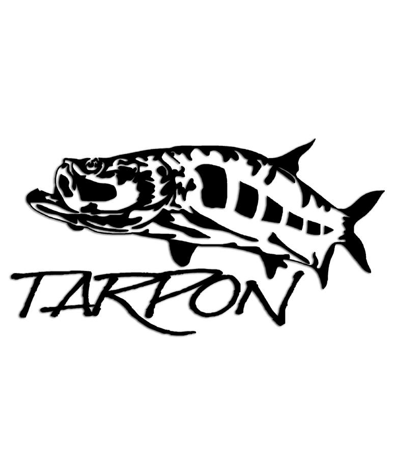 Tarpon Fish Sticker - Aftershock Decals