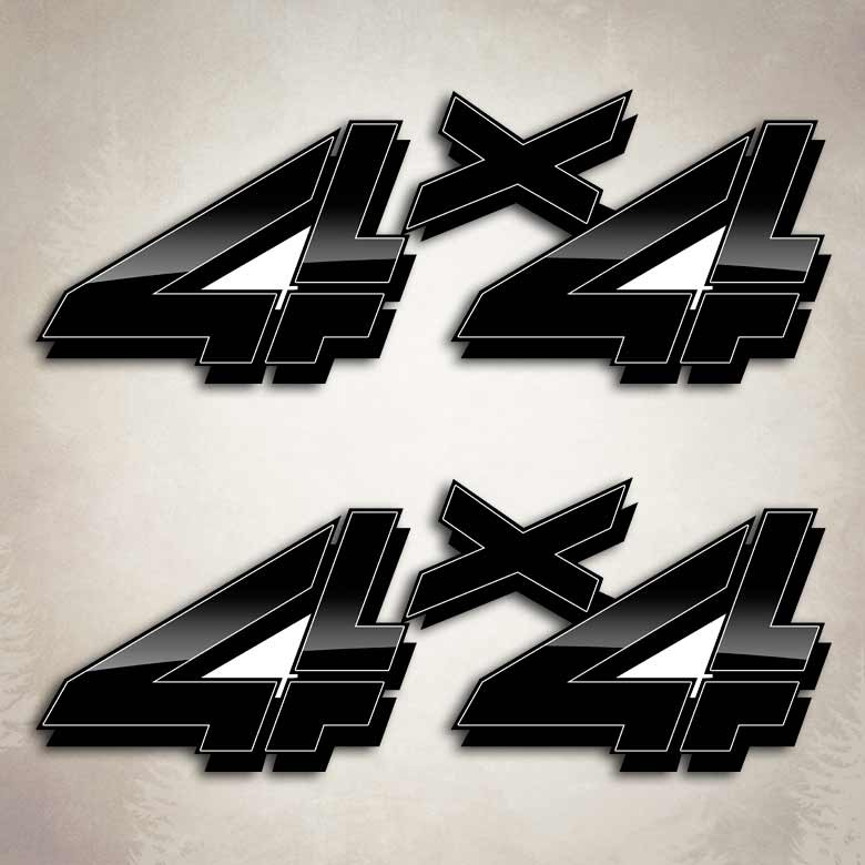 Black Edition 4x4 Truck Decals | Off Road Stickers