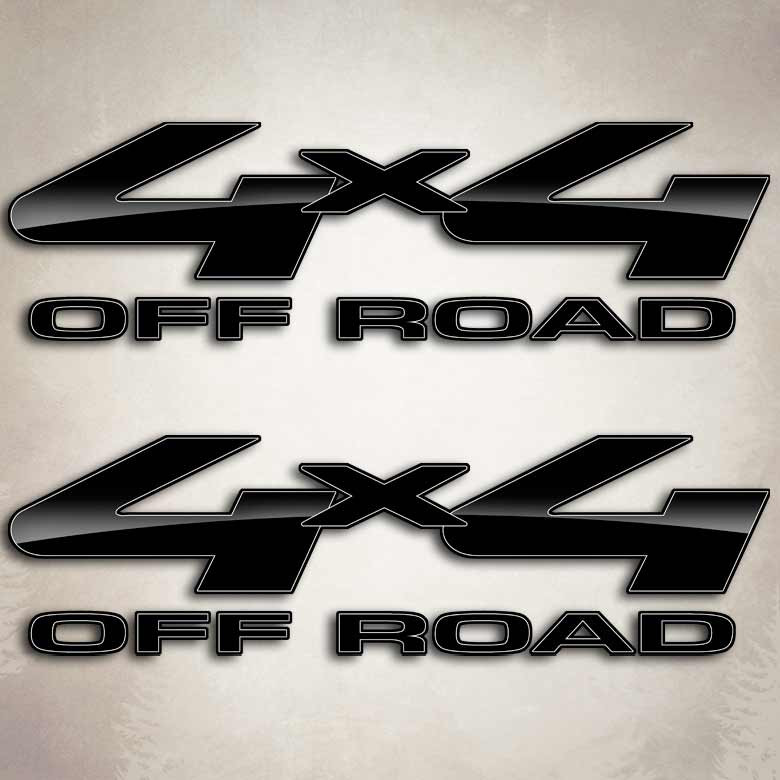 Black Edition 4x4 Truck Decals | Off Road Stickers