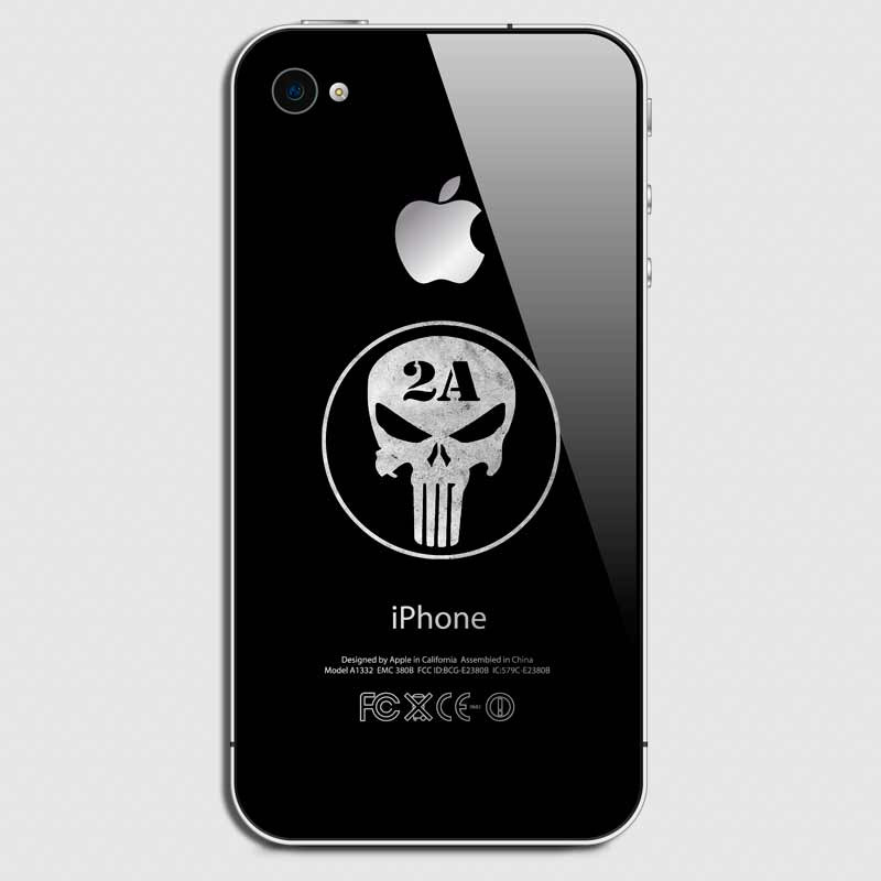 Punisher Skull 2nd Amendment Gun Decal | 2A NRA Sticker