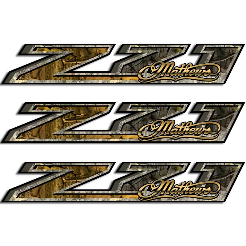 Z71 Mathews Archery Silverado Sticker | Chevy Hunting Decals