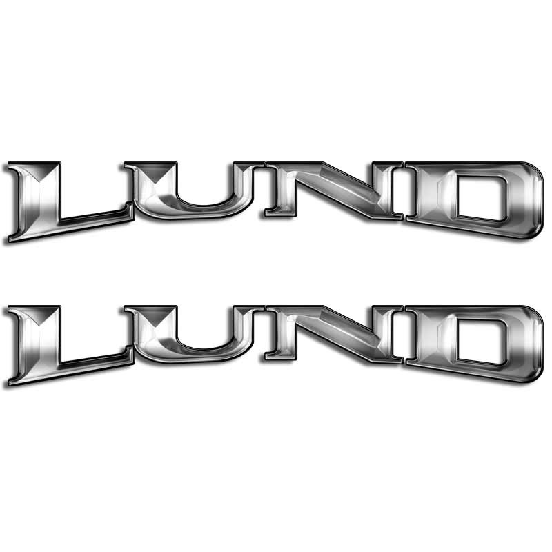 Lund Walleye & Bass Fishing Boat Decal Set | Marine Grade Vinyl Hull ...