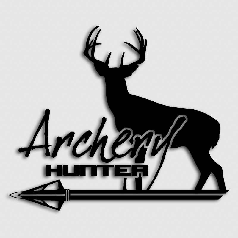 Bow Hunter Stealth Whitetail Deer Decal