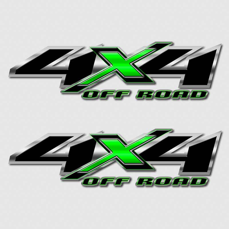 4x4 Silverado Truck Decals | Chevy Pickup Sticker Set