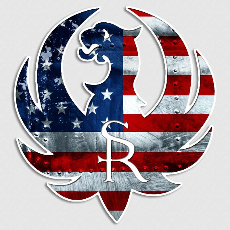 Ruger Gun Logo Decal | Firearm Military Rifle Pistol Sticker