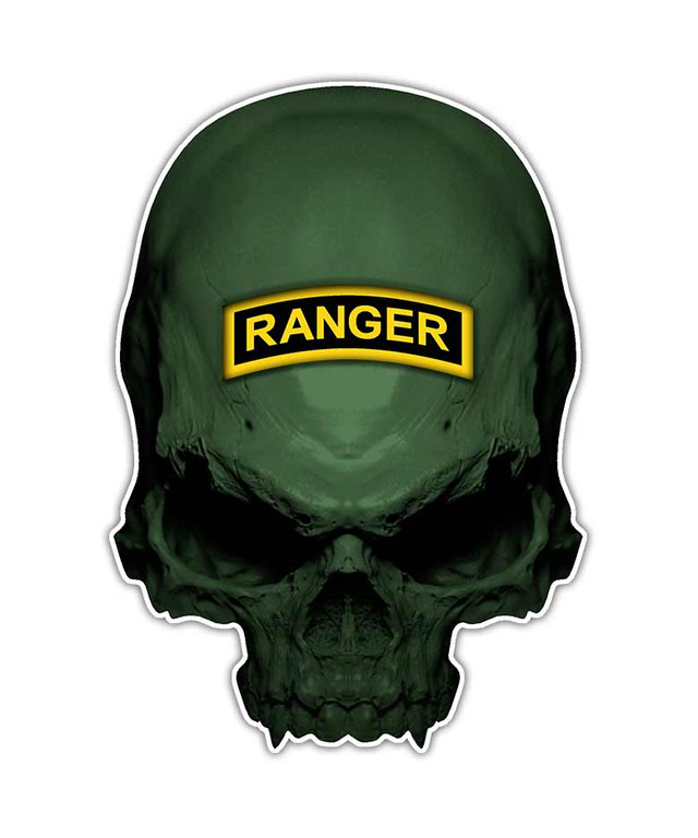 Army Ranger Skull Sticker - Aftershock Decals