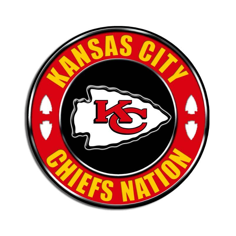 Chiefs Nation Football Vinyl Decal