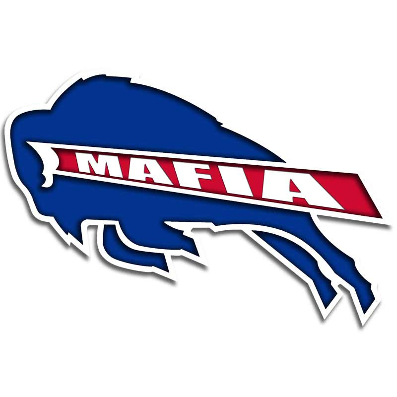 Bills Mafia Football Decal