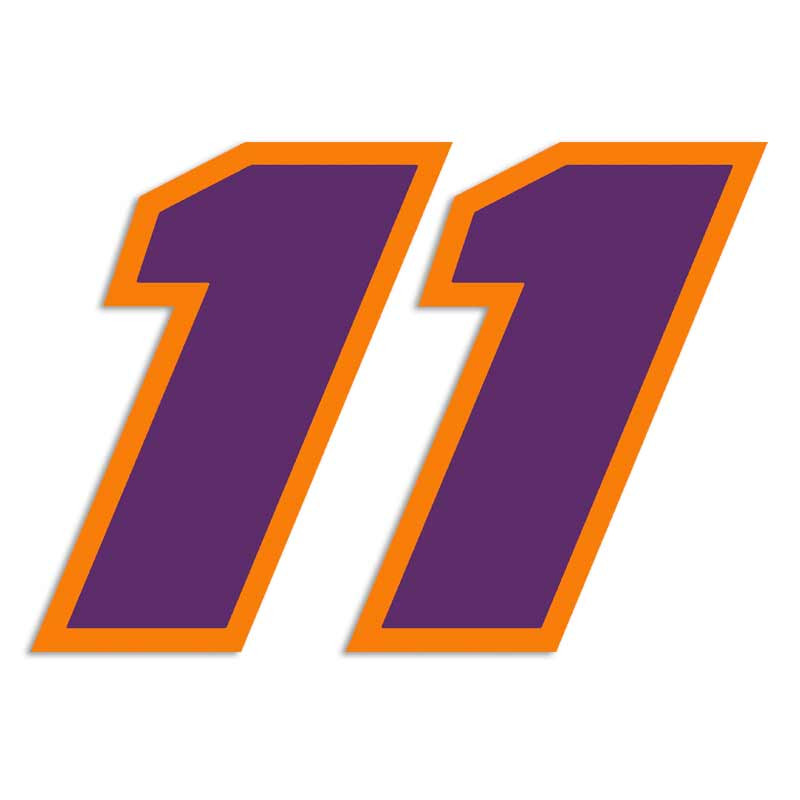 Race Car 11 Racing Decal Sticker