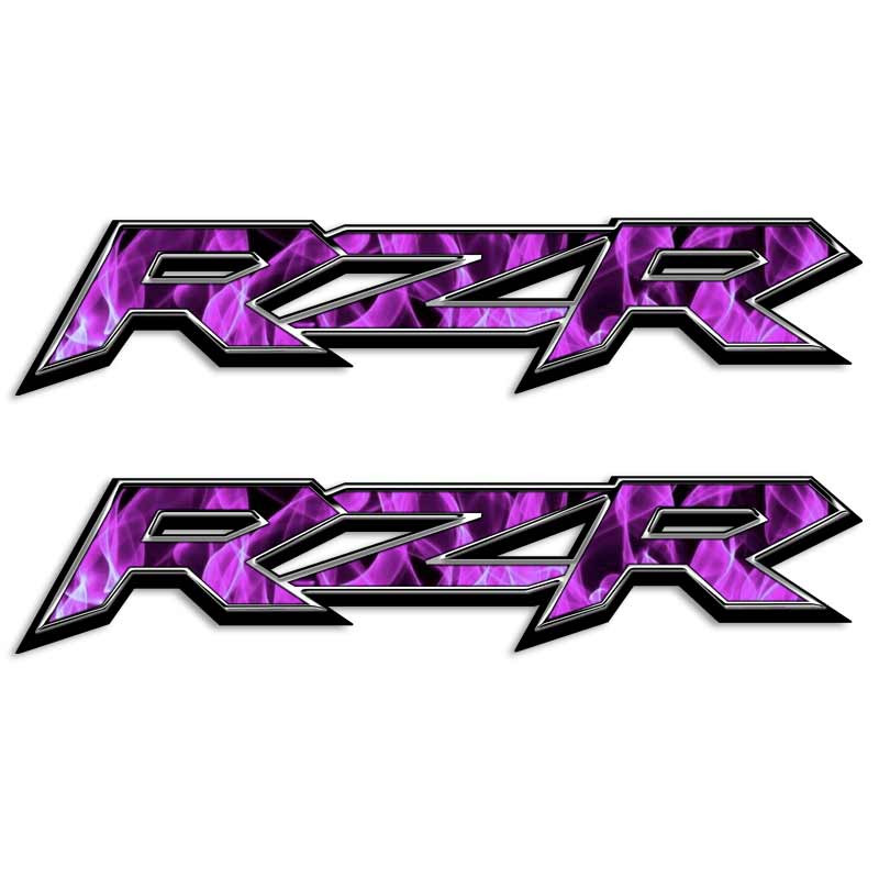 Torched Flames RZR Polaris Decal Set