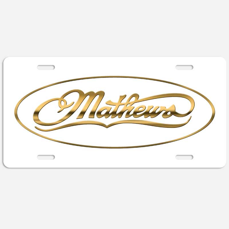 Mathews Archery Hunting License Plate