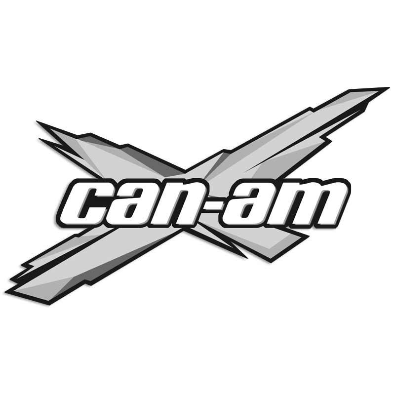 Can Am SXS ATV X Logo Decal Sticker