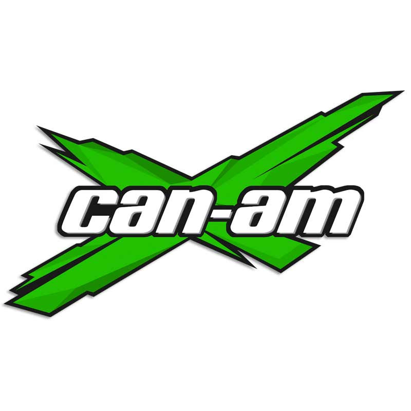 Can Am SXS ATV X Logo Decal Sticker