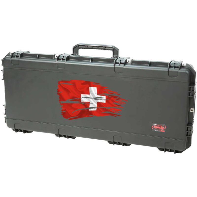 Switzerland Distressed Swiss Flag Decal Set