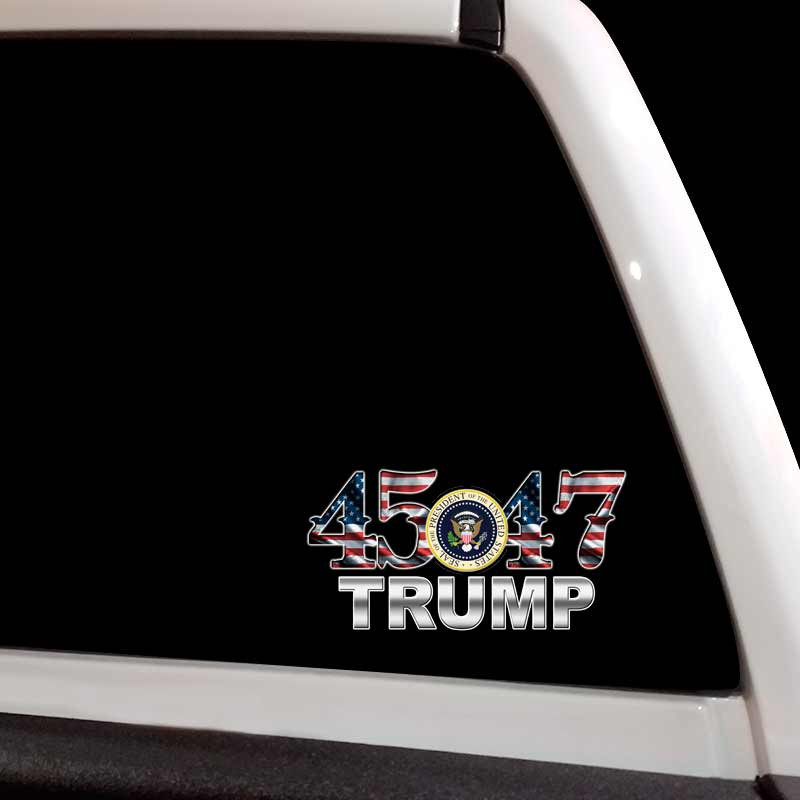 President Donald Trump USA 47 Decal Sticker