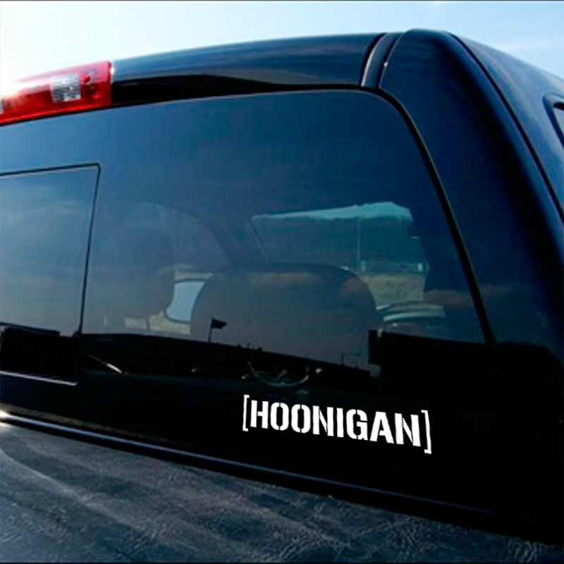Hoonigan Racing Drifting Burn Out Car Driver Decal