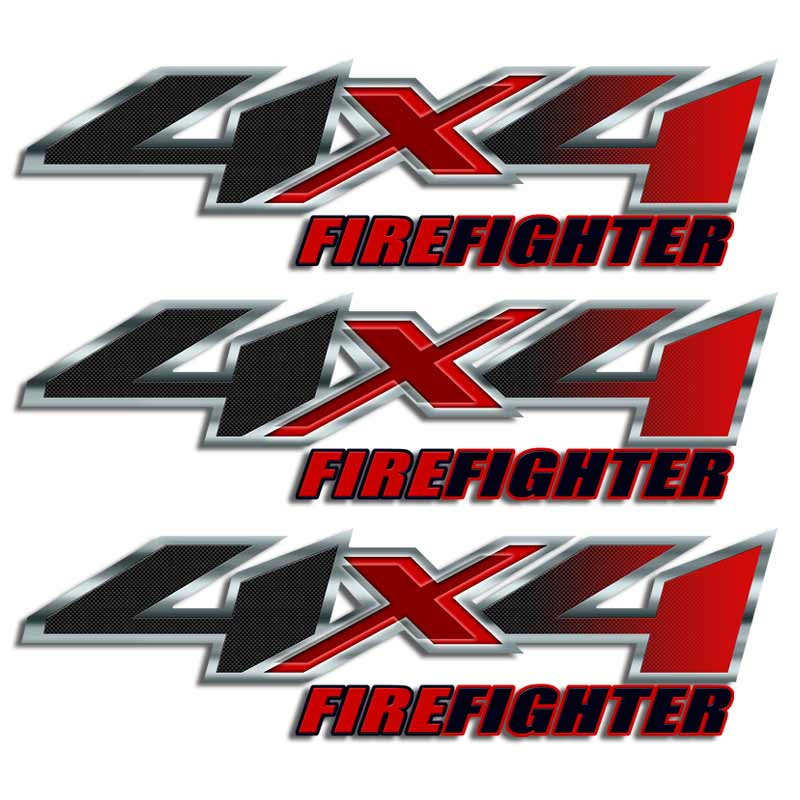 4x4 Silverado Truck Decals | Chevy Pickup Sticker Set