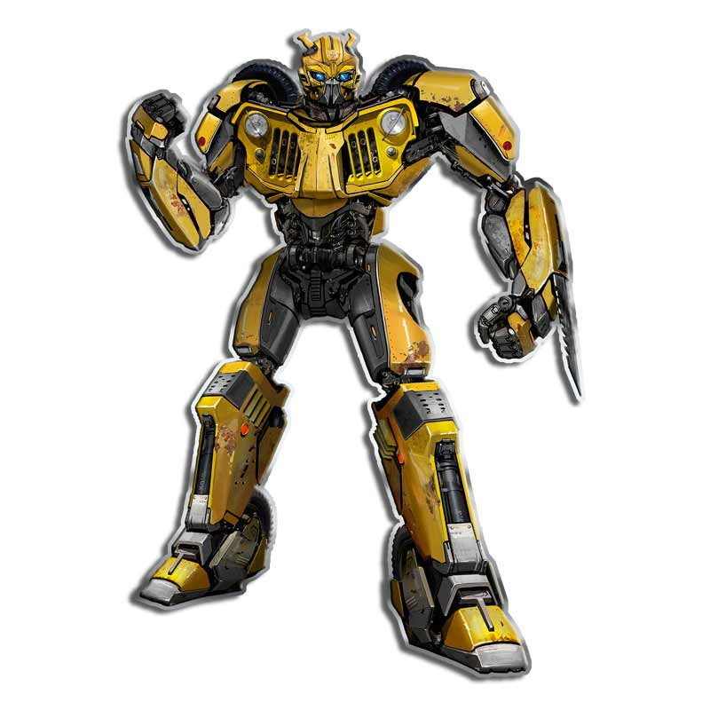 Bumble Bee Battle Mode Jeep Transformer Decal