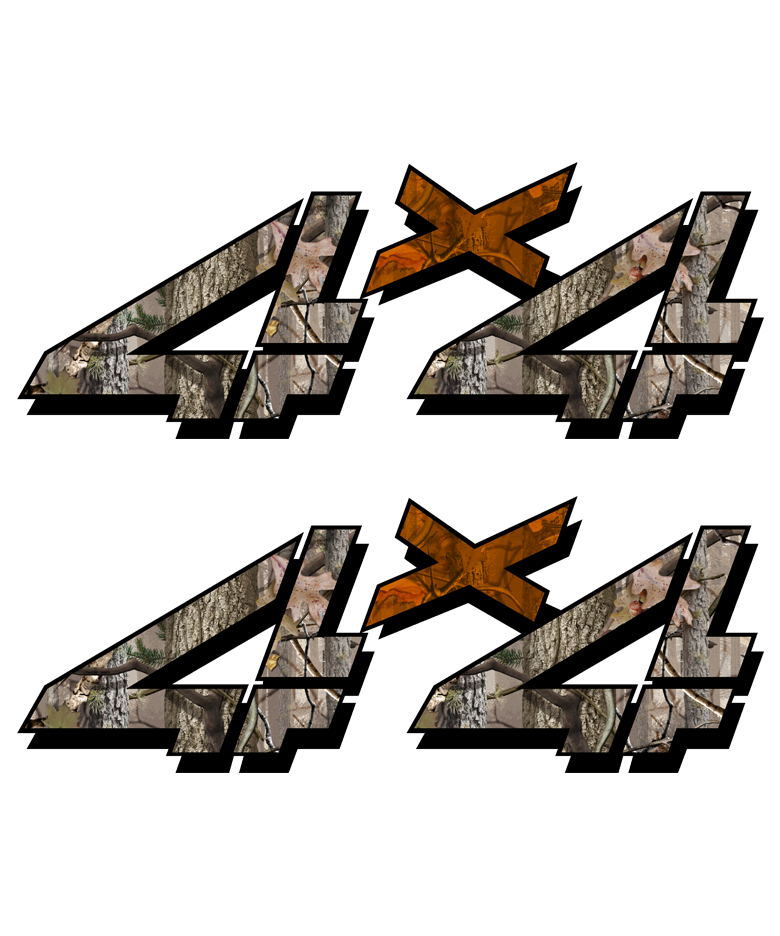 TRD Timber Camo Sticker Set - Aftershock Decals