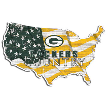 Green Bay Packers Country Flag Decal