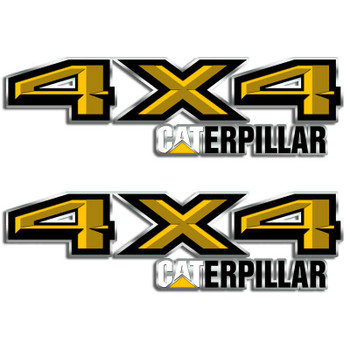4x4 Caterpillar F-150 CAT Truck Decal Set