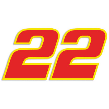 Race Car 22 Racing Decal Sticker