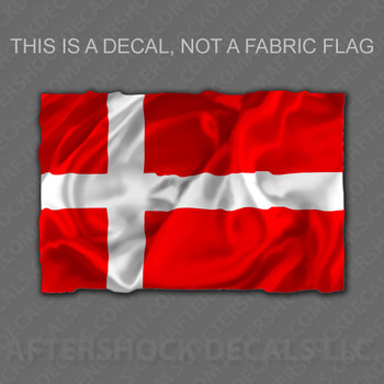 Denmark Flag Sticker - Aftershock Decals