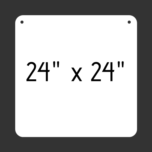 Square 2 Hole AR500 Steel Targets - AR500 Steel Targets