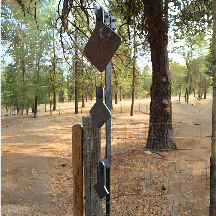 Triple JC Slotted Hook Steel Target Hanger System