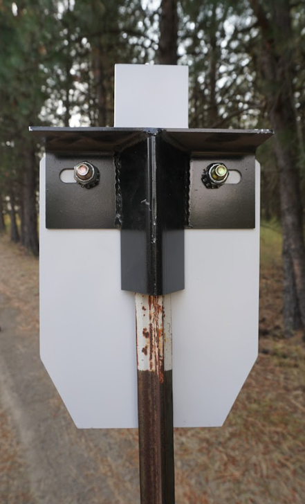 9" T Post Bracket Steel Target Hanger Kit