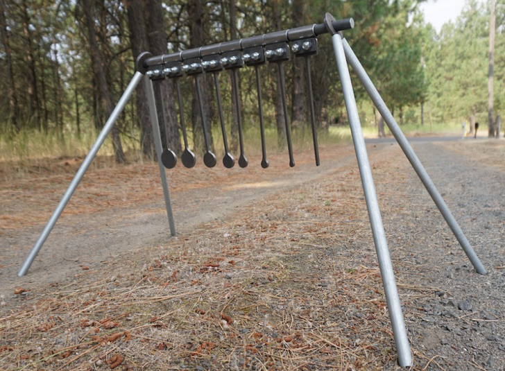 8 Target Rimfire KYL AR500 Steel Target Kit | Stand Included