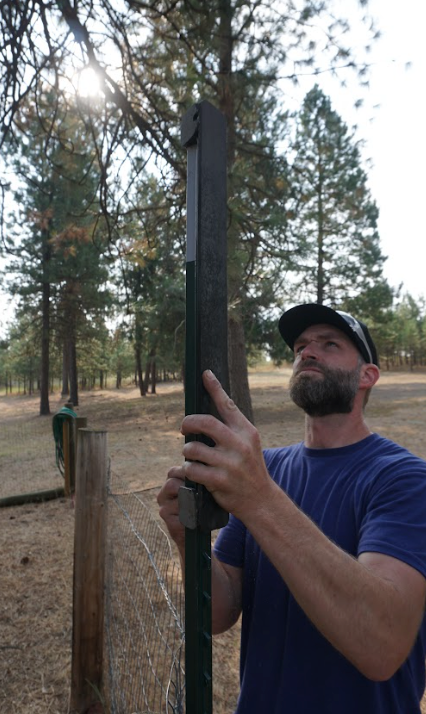 Rifle Rated AR500 Steel T Post Protector - Kit