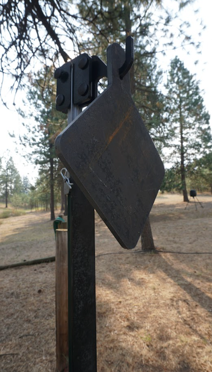 Rifle Rated AR500 Steel T Post Protector - Kit