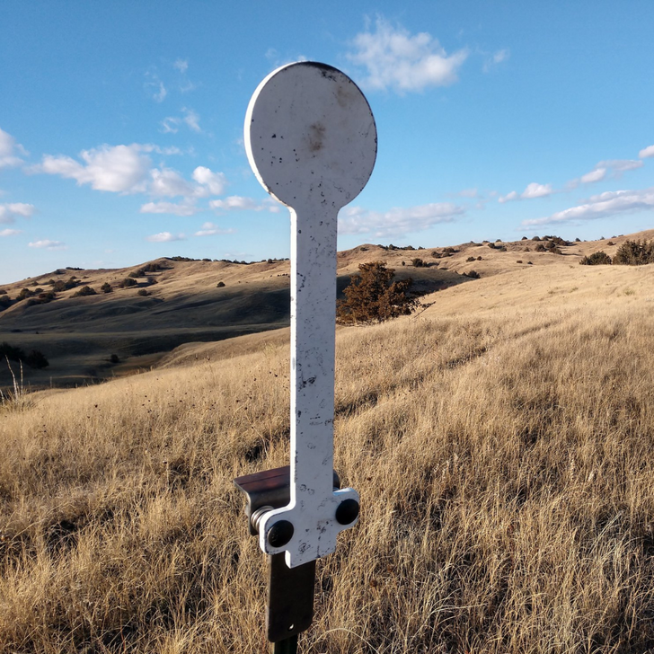 5" Round 1/2" Thick T Post Spring AR500 Steel Target System