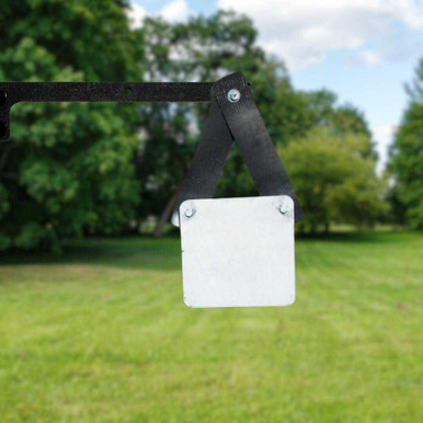 10" Square 1/2" Thick 2 Hole AR500 Steel Target