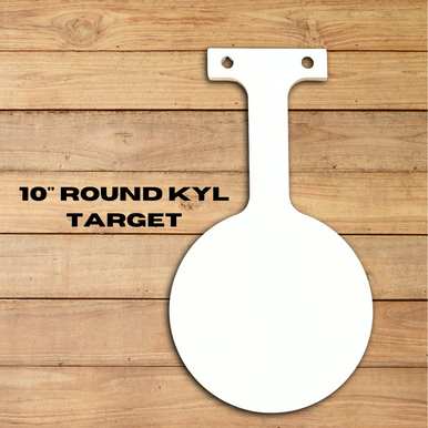 10" Round KYL AR500 Steel Target | AR500 Steel Target