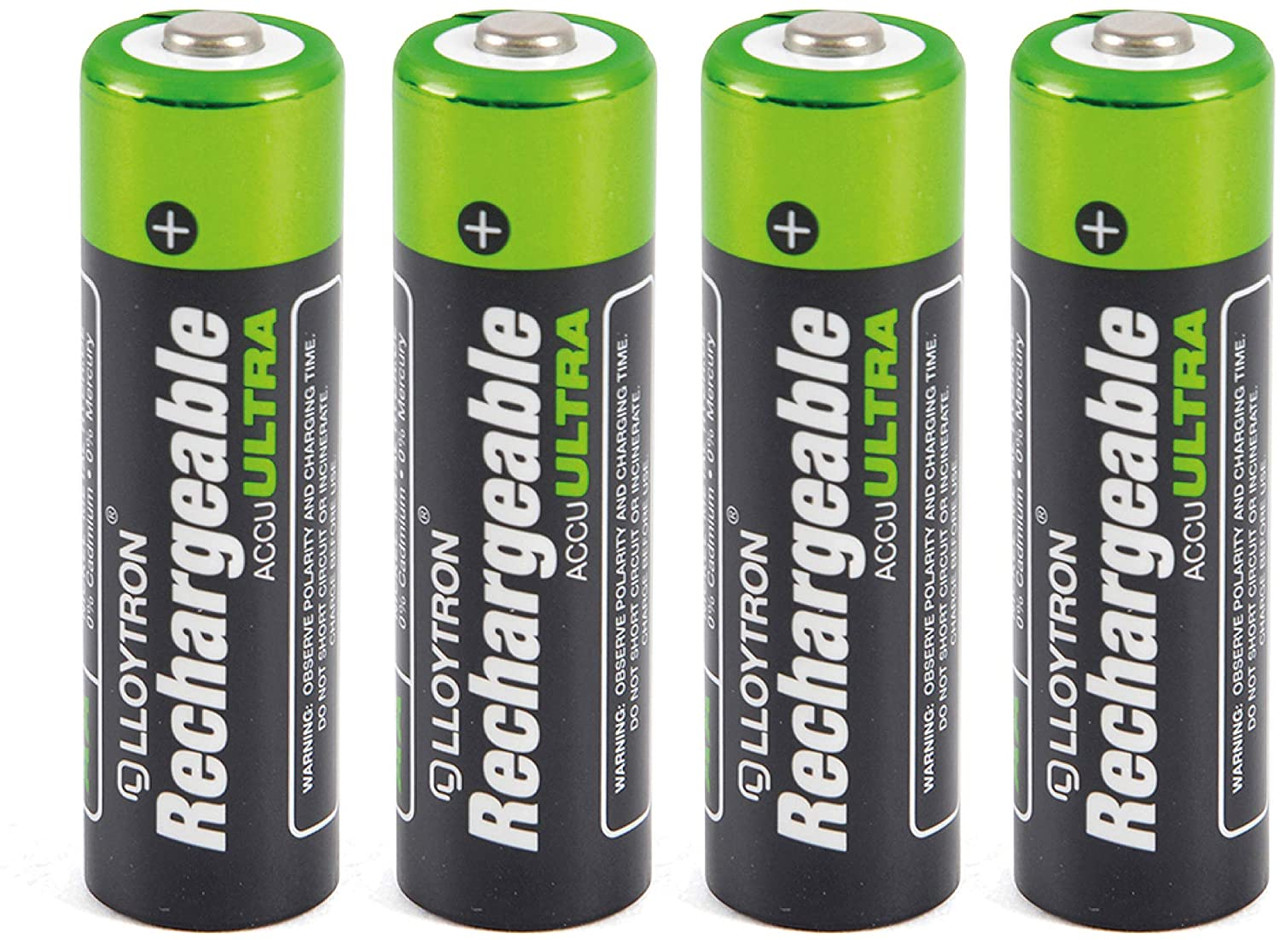 Batteries - Rechargeable Batteries - AA Size - Go Green Batteries