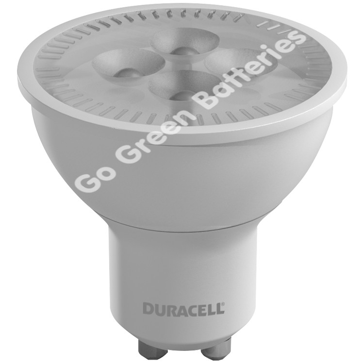 Duracell GU10 LED Spot Light 370 Lumens 5.3 Watt Frosted / Warm White