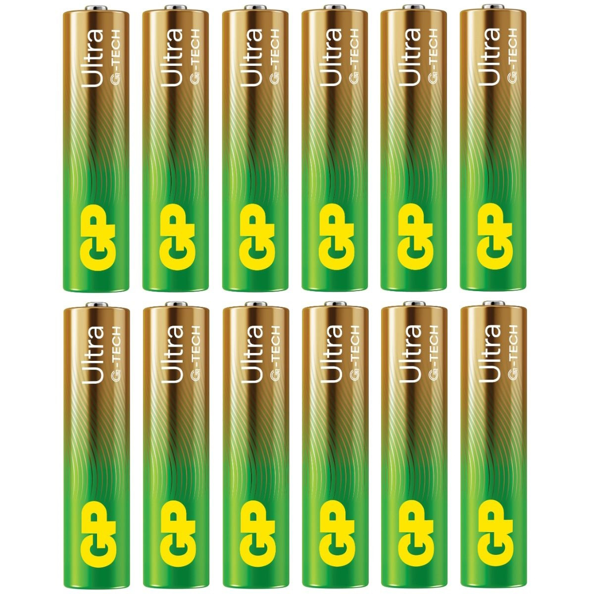 GP AAA Ultra Alkaline Batteries. 12 Pack