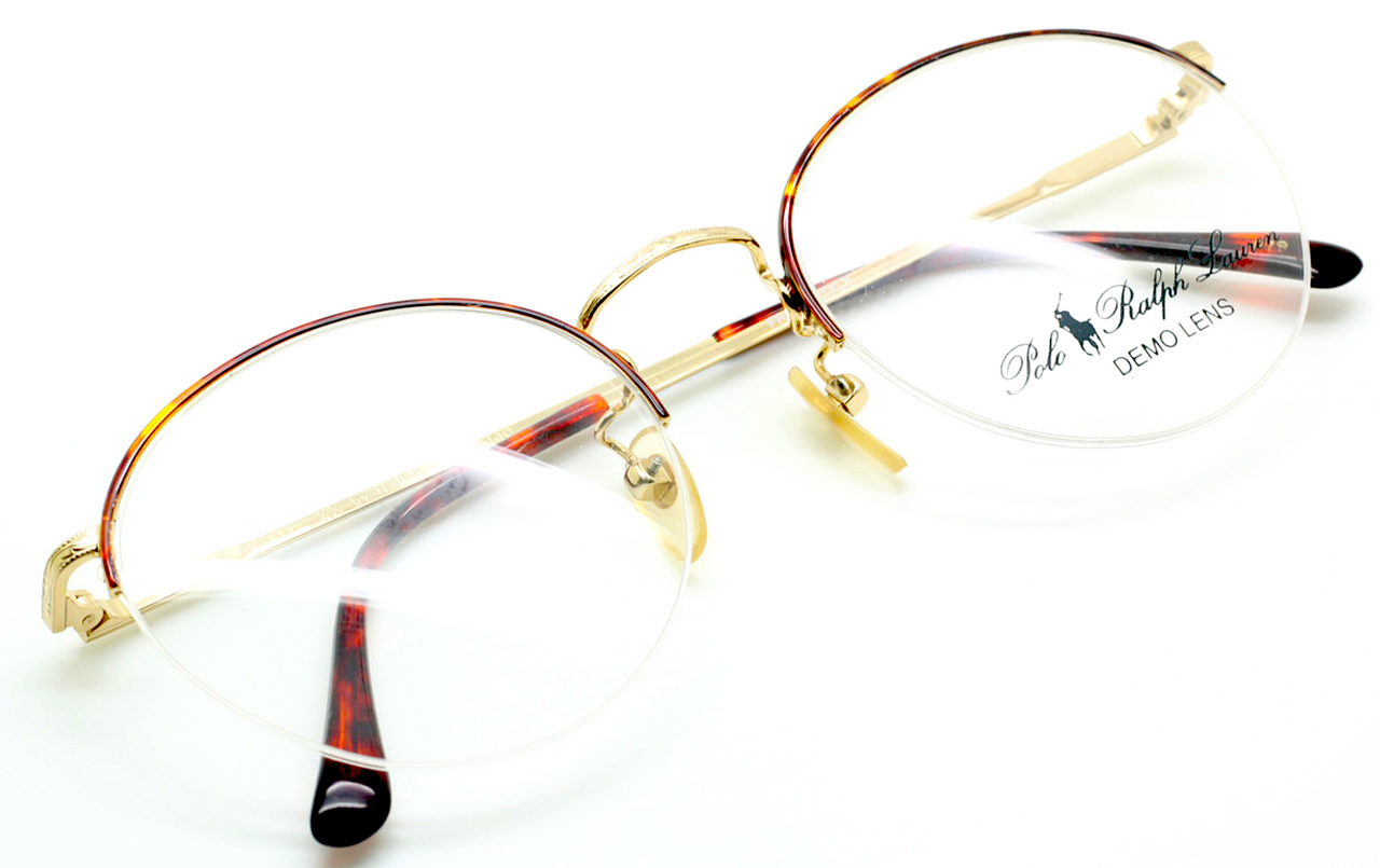 Vintage Half Rim Polo Classic XX Glasses In Havana Gold and ...