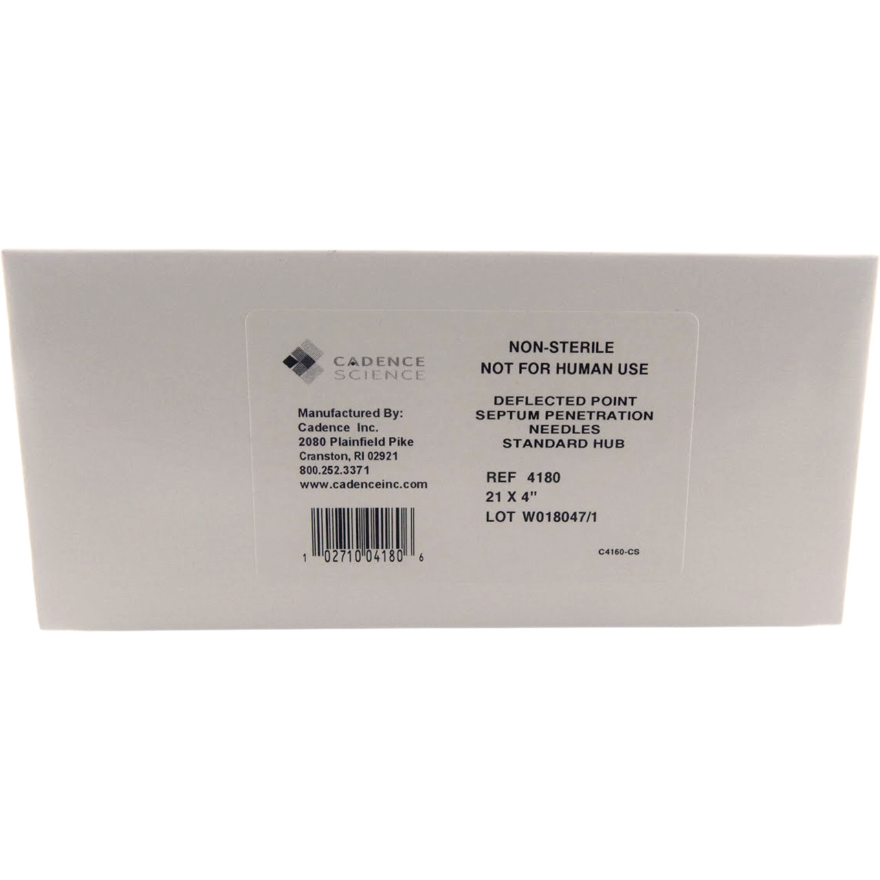 Deflected Point 21g x 4" Plated Brass Hub (Box of 12) - Cadence Science