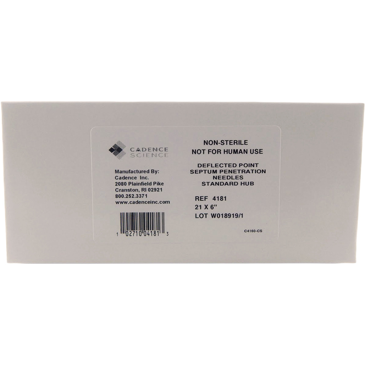 Deflected Point 21g x 6" Plated Brass Hub (Box of 12) - Cadence Science