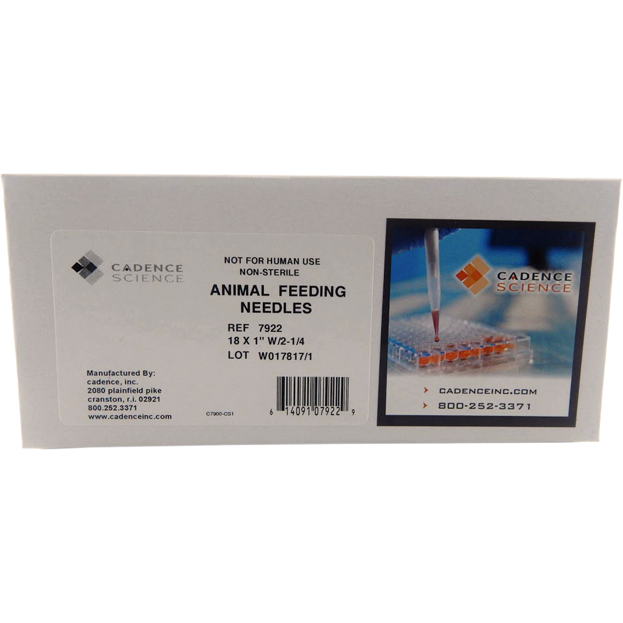 Reusable AFN 18g x 1", 2.25mm - Straight (Box of 12) - Cadence Science